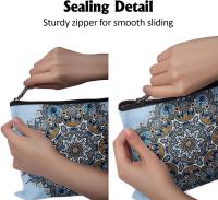 China Lightweight Large Capacity Makeup Cosmetic Bag 10x8in Travel Toiletry Organizer for Women for sale