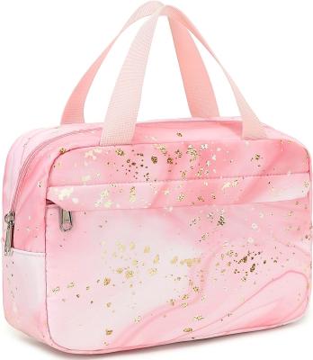 China Large Waterproof Travel Makeup Bag 9.8x7x5.5inch Cosmetic Tote Organizer for Women for sale