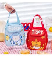 China Kids Oxford Fabric Insulated Cooler Bag 23x21x14 cm Waterproof Thermal Lunch Tote for sale