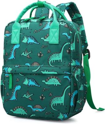 China Customizable Polyester Kids Backpack 0.1kg Waterproof Dinosaur Unicorn School Bag with Chest Strap for sale