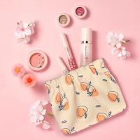 China Custom Logo Waterproof Mini Cosmetic Bag 10x6x4.13 Inch Travel Organizer for Women for sale