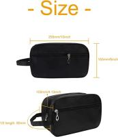 China Lightweight Water Resistant Travel Dopp Kit 10x6x4.13 inch Polyester Toiletry Bag for Men for sale