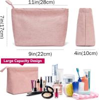 China Lightweight Durable Oxford Travel Toiletry Bag 9x4x11 Inch Water Resistant Makeup Organizer for sale