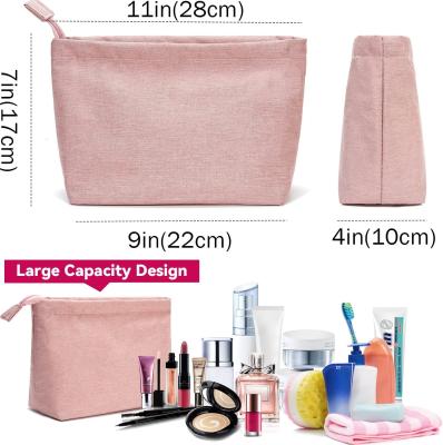 China Lightweight Durable Oxford Travel Toiletry Bag 9x4x11 Inch Water Resistant Makeup Organizer for sale