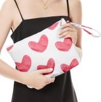 China Waterproof Large Capacity Travel Cosmetic Bag 11.8x8.7x2 Inches Polyester Zipper Pouch for sale