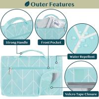China Waterproof Hanging Toiletry Bag 14x26x1 Inches Foldable Travel Toiletries Organizer for Men Women for sale