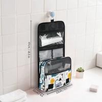 China Shockproof Hanging Travel Toiletry Bag Organizer 9.06x3.94x18.5 Inches for Men Women for sale