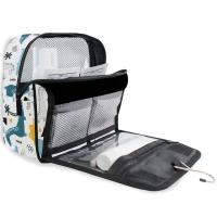 China Shockproof Hanging Travel Toiletry Bag Organizer 9.06x3.94x18.5 Inches for Men Women for sale