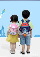 China 3D Neoprene Rocket Shape Children Backpack Lightweight 27x20x11 cm Soft Kindergarten Bag for sale