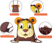 China Custom Waterproof Drawstring Backpack 0.1kg Lightweight Shockproof Polyester Bag for sale