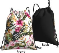 China Custom Drawstring Backpack 4.72x3.5x1.57 inch Water Resistant Nylon Yoga Bag for Women for sale