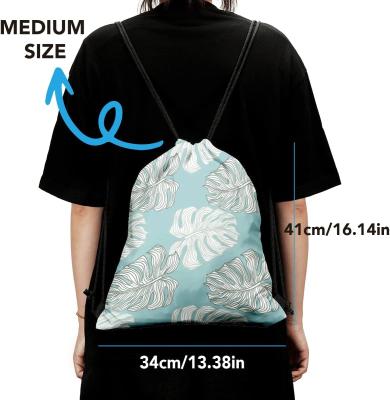 China Lightweight and waterproof Backpack Drawstring Bag String Bag Sackpack Gym Sports Travel Backpack for sale