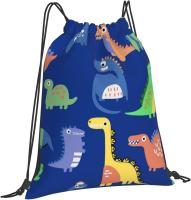 China Waterproof Drawstring Backpack 10x14x16 Inches Polyester Bulk for Kids Teens Gym Dance for sale