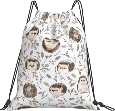 China Recyclable And Durable Backpack Bag Sport Gym Sack Drawstring Bag String Bag Yoga Bag for sale