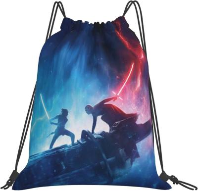 China Water Repellent Drawstring Backpack 43x36 cm Shockproof Cinch Bag for Men Women Gym for sale