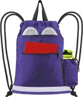 China Shockproof Drawstring Backpack Gym Sports Bag 18x15 inch for Swim Women Men for sale