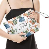 China Waterproof Polyester Travel Cosmetic Bag 11.8x8.7x2 Inch Large Capacity for Women for sale