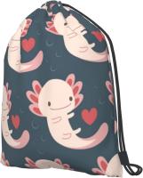 China Custom Polyester Drawstring Backpack 19.6x16.5 inch Waterproof Lightweight for Women Girls for sale