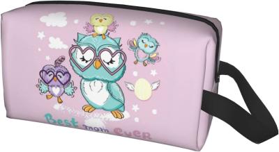 China Waterproof Large Capacity Travel Makeup Bag 10x4.9x6.2 Inch Soft Zipper Cosmetic Pouch for sale