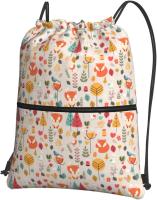 China Custom Waterproof Polyester Drawstring Backpack 18L Lightweight Sackpack for Hiking Travel Beach for sale