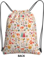 China Custom Waterproof Polyester Drawstring Backpack 18L Lightweight Sackpack for Hiking Travel Beach for sale