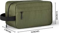 China Water Resistant Hanging Toiletry Bag 10x5x5.5 Inches Large Capacity Dopp Kit for Men Travel Shaving Organizer for sale