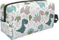 China Custom Waterproof Cosmetic Bag 10x4.9x6.2 inch Travel Makeup Pouch with Zipper for Men Women for sale