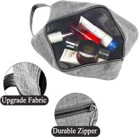 China Water Resistant Hanging Toiletry Bag 26x10x15cm Polyester Makeup Brush Organizer for Travel for sale