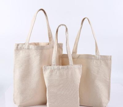 China Custom Cotton Canvas Tote Shopping Bag 31x23.5cm Eco-Friendly Reusable for sale