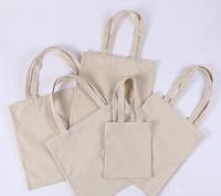 China Custom Cotton Canvas Tote Shopping Bag 31x23.5cm Eco-Friendly Reusable for sale