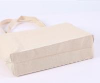 China Custom Cotton Canvas Tote Shopping Bag 31x23.5cm Eco-Friendly Reusable for sale