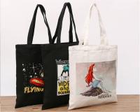 China Eco Friendly Reusable Canvas Tote Bag with Zipper for Grocery Shopping 0.2kg for sale