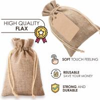 China Custom Cotton Linen Coffee Bean Storage Bag with Screen Printing Eco Friendly Gift Packaging 1000pcs MOQ for sale