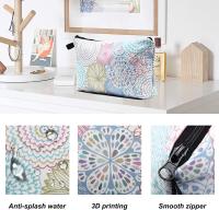 China Lightweight Women Drawstring Cosmetic Bag Waterproof Pouch 8.67x7.09x1.57 in 0.1kg Portable for sale
