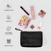 China Durable Waterproof Cosmetic Bag 7.16x2.36x5.5 Inch Shockproof Makeup Pouch 1000PCS for sale