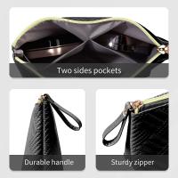 China Durable Waterproof Cosmetic Bag 7.16x2.36x5.5 Inch Shockproof Makeup Pouch 1000PCS for sale