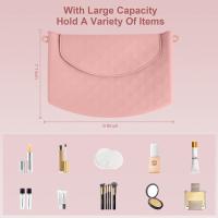 China Silicone Travel Makeup Bag Waterproof Cosmetic Pouch 7.5x4.8 Inch Cute Gift for Women for sale