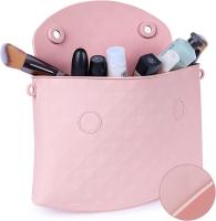 China Silicone Travel Makeup Bag Waterproof Cosmetic Pouch 7.5x4.8 Inch Cute Gift for Women for sale