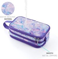 China Waterproof Travel Toiletry Bag 8.2x5.1x3.1 Inch for Teen Girls Cosmetic Hanging Wash Bag for sale