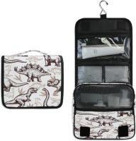 China Dinosaur Travel Toiletry Bag for Boys Kids 23x10x47cm Polyester Cosmetic Organizer for sale