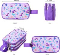 China Kids Travel Toiletry Bag Waterproof Hanging Cosmetic Case 8.2x5.1x3.1 Inches Lightweight for sale