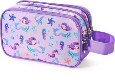 China Kids Travel Toiletry Bag Waterproof Hanging Cosmetic Case 8.2x5.1x3.1 Inches Lightweight for sale