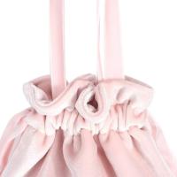China Velvet Drawstring Makeup Bag for Women Travel Cosmetic Organizer 0.1kg Custom Size for sale