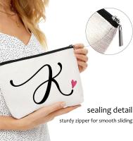 China Waterproof Cosmetic Bag 9x7 Inch Durable Toiletry Travel Pouch with Zipper for sale