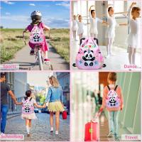 China Panda Mini Backpack for Kids 8.9x7.05x1.3 Inches Lightweight Travel Bag with 2 Water Bottle Holders for sale