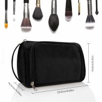 China Waterproof Oxford Cosmetic Pouch 9.84x7.48x1.97 Inches Travel Makeup Organizer for Women for sale