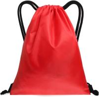 China Waterproof Drawstring Backpack 19.7x16.5 Inch Gym Bag with Zip Pocket for Men Women for sale
