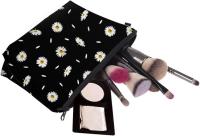 China Custom Travel Makeup Bag 4.8x7.5 Inch Soft Polyester Cosmetic Pouch for Women for sale