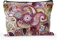 China Waterproof Makeup Bag Mandala Cosmetic Bag 10x8 Inch Large Capacity Travel Toiletry for sale