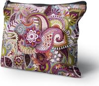 China Waterproof Makeup Bag Mandala Cosmetic Bag 10x8 Inch Large Capacity Travel Toiletry for sale